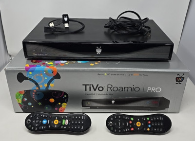 TIVO ROAMIO PRO 3TB HD DVR LIFETIME SUBSCRIPTION TCD840300 +Bluetooth ...