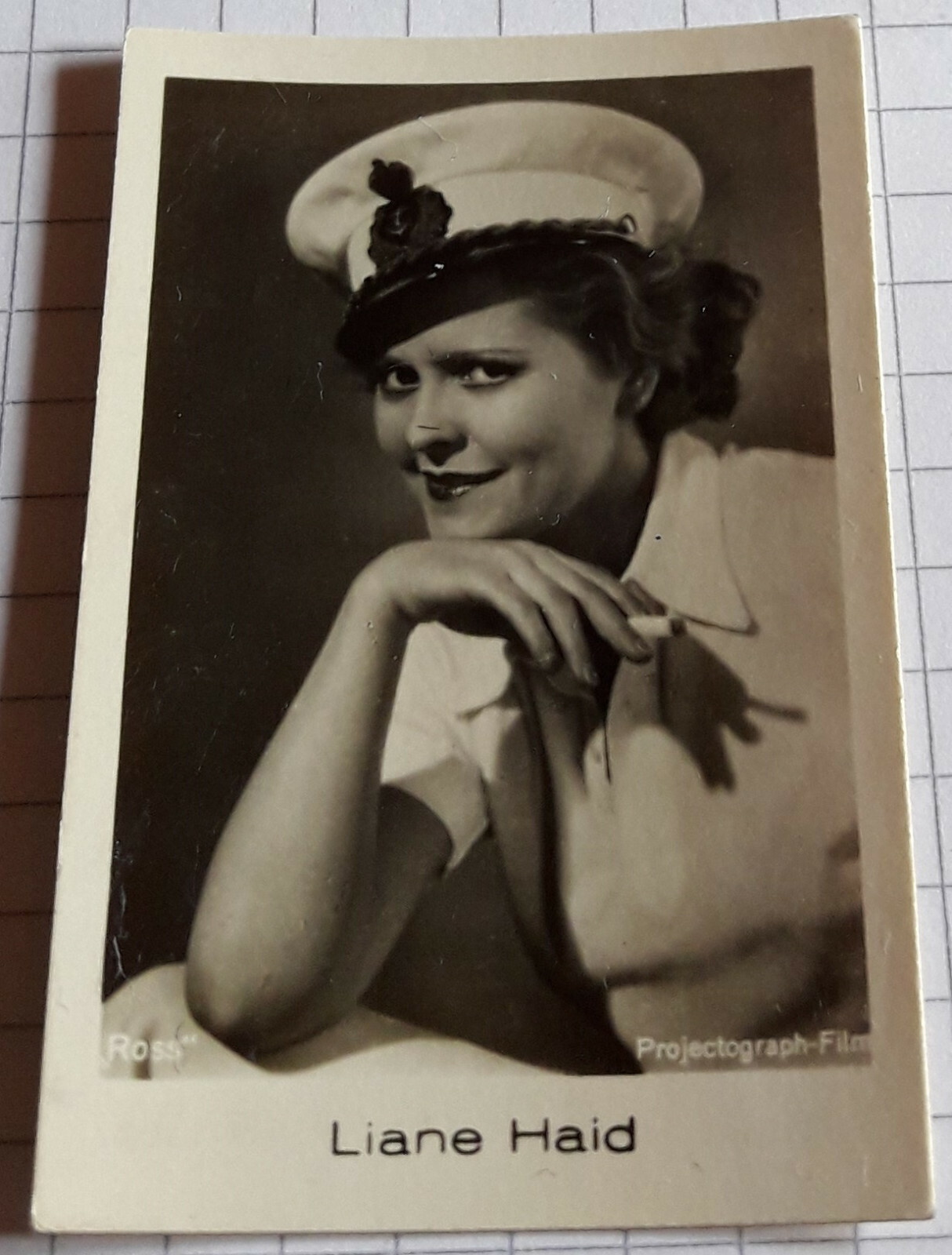 Schauspielerin LIANE HAID Portrait-Foto - Sammelbild / Trading Card ...