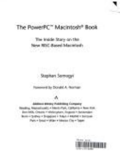 PowerPC Macintosh Book : The Inside Story on the New Risc-Based MacIntosh by Stephan Somogyi and ...
