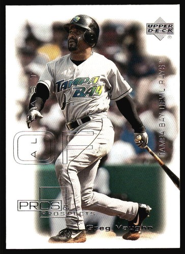 2000 Upper Deck Pros & Prospects Greg Vaughn #13 Tampa Bay Devil Rays ...