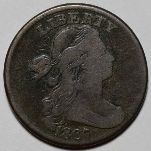 1807 Draped Bust Large Cent - US 1c Copper Coin | eBay