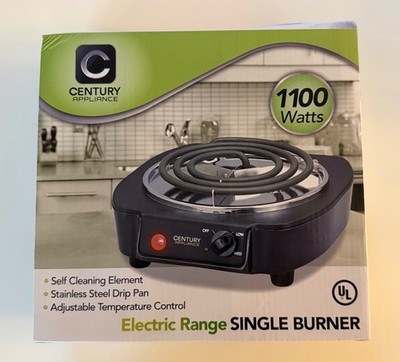 NEW - Century Appliance Electric Range Single Burner 1100 Watts | eBay