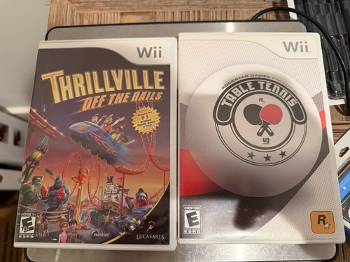 Wii Games, THRILLVILLE Off The Rails, TABLE TENNIS | eBay UK