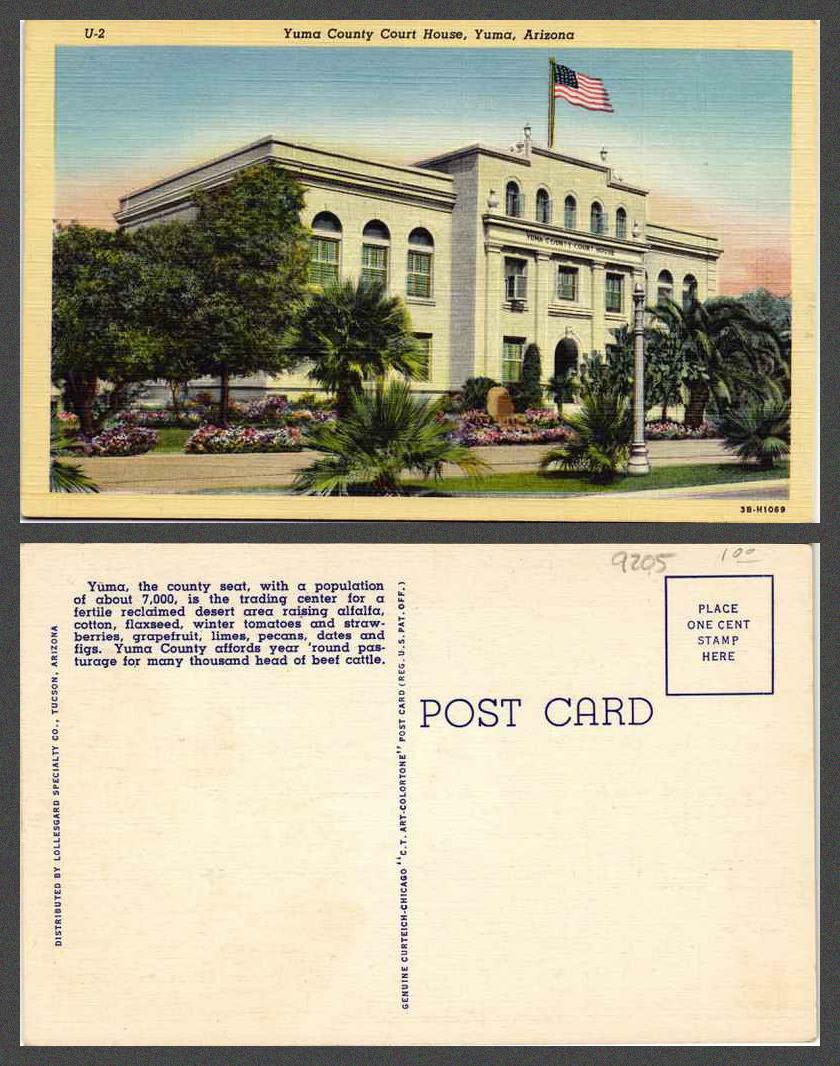 ARIZONA Yuma VINTAGE POSTCARD | eBay