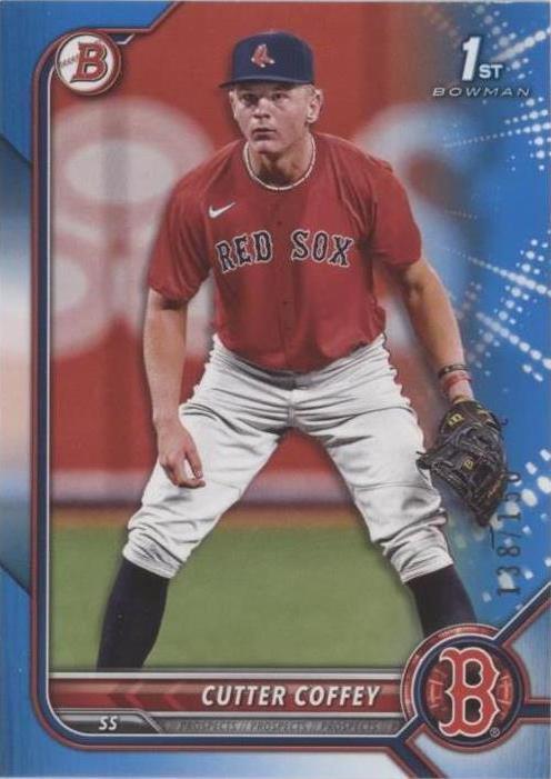 2022 Bowman Draft - Cutter Coffey #BD-200 Blue /150 (RC) for sale ...