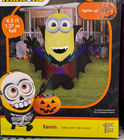 Minions Kevin Vampire Airblown Inflatable Minion 4.5 ft Halloween ...