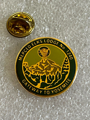 BPOE Merced elks lodge 1240 gateway to yosemite Lapel Pin. #18 | eBay