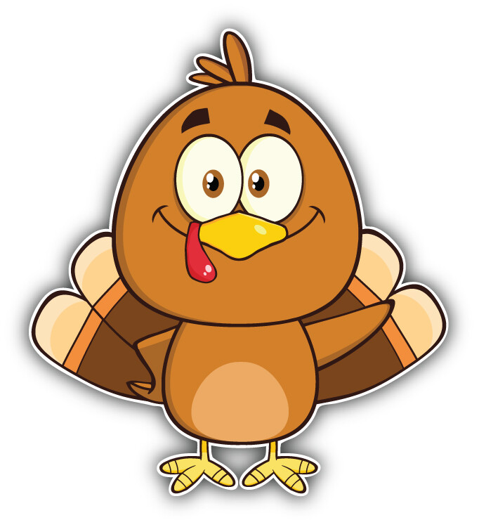 Turkey Baby Cartoon Animal Car Bumper Sticker Decal | eBay