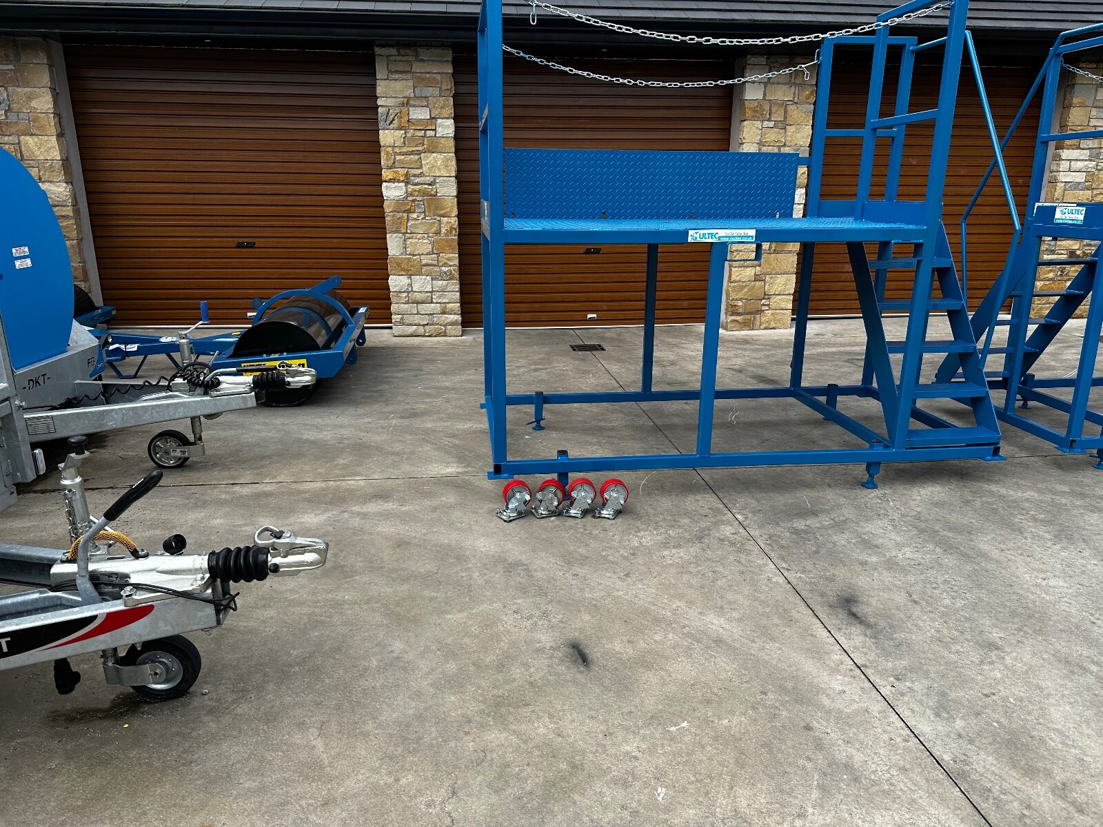 8Ft x 4Ft Mobile Access Platform (Unloading Lorry Trailer Steps) | eBay UK