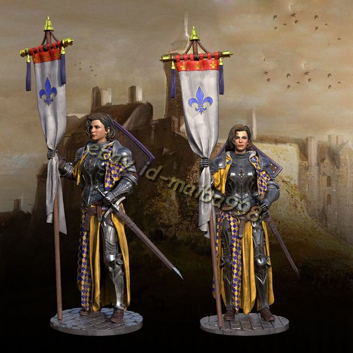 Joan of Arc 3D Print Garage Kit Figure Model Kit Unpainted Unassembled ...