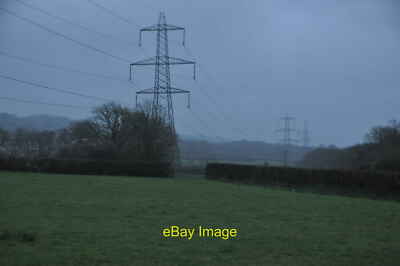 Photo 12x8 Mid Devon : Grassy Field & Pylons Petton Looking across the ...