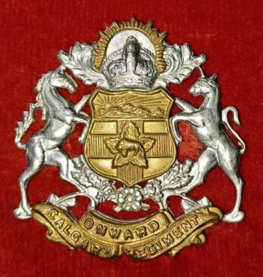 Canadian WW2 - M154 - King's Own Calgary Regiment Cap Badge | eBay