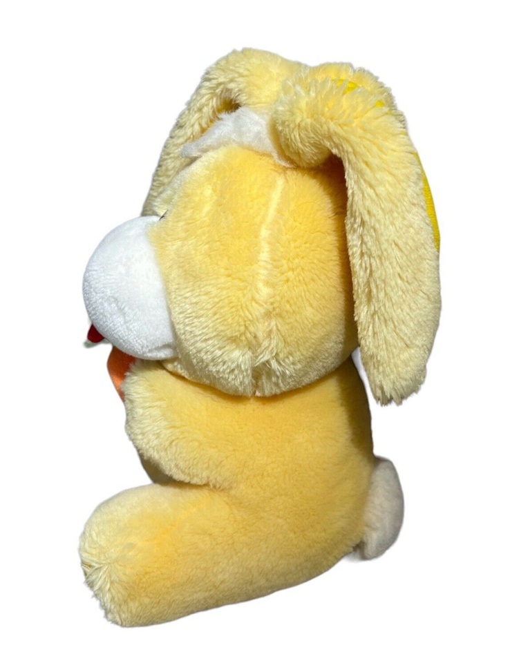 Yellow Bunny Rabbit Plush Stuffed Animal Playthings 9" Floppy Lop Ears ...