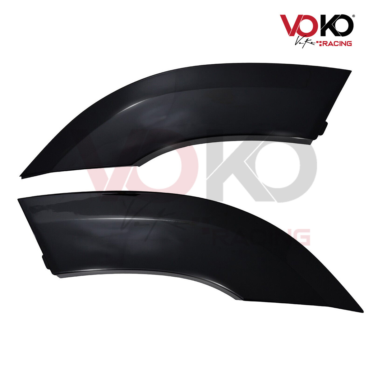GLOSS BLACK WHEEL ARCHES FENDER FLARE TRIMS LAND ROVER DEFENDER 110 ...
