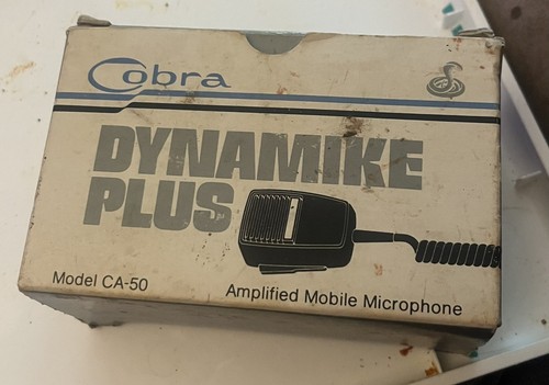 Cobra Dynamike Plus CB Amplified 4 Pin Microphone Model CA-50 Used In ...
