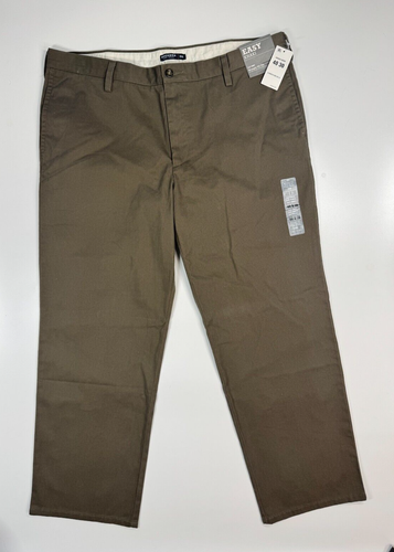 Dockers D2 Easy Khaki Pants Size 40x30 Taupe Chino Straight Fit Flat ...