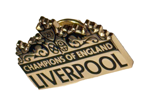 Liverpool Pin Badge Champions of England 2025 (20 Times ) Fans Badges ...