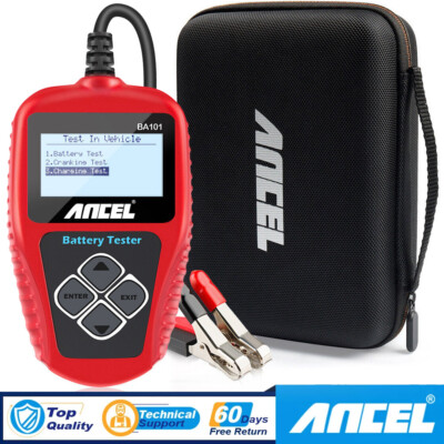 ANCEL BA101 12V Car Battery Load Tester Analyzer 100~2000CCA with ...