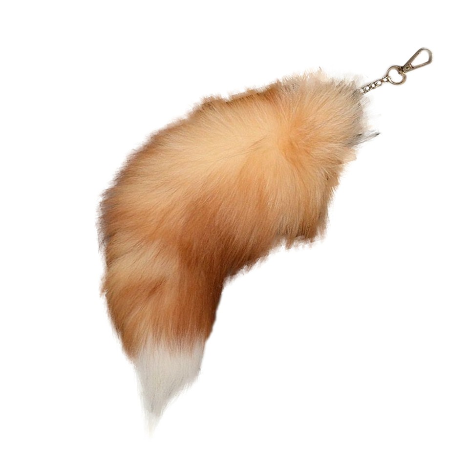 Therian Tail Plush Keychain Long Pendant Cosplay Tail Animal Car ...