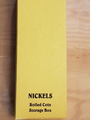 Nickel Rolled Coin Hevy Duty Storage Box with 20 5 Cent Coin tubes | eBay
