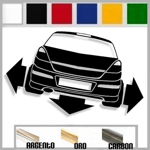 adesivo sticker opel ASTRA MK5 gtc tuning down-out dub prespaziato,auto ...
