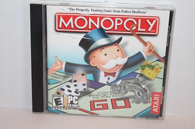 Atari Monopoly PC Computer Game CD-Rom Windows 95/98 | eBay