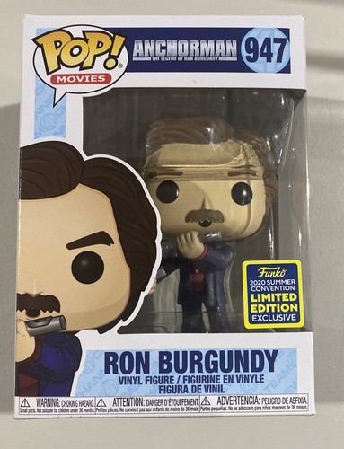 Funko Pop Vinyl Movies - Anchorman - Ron Burgundy with Flute #947 ...