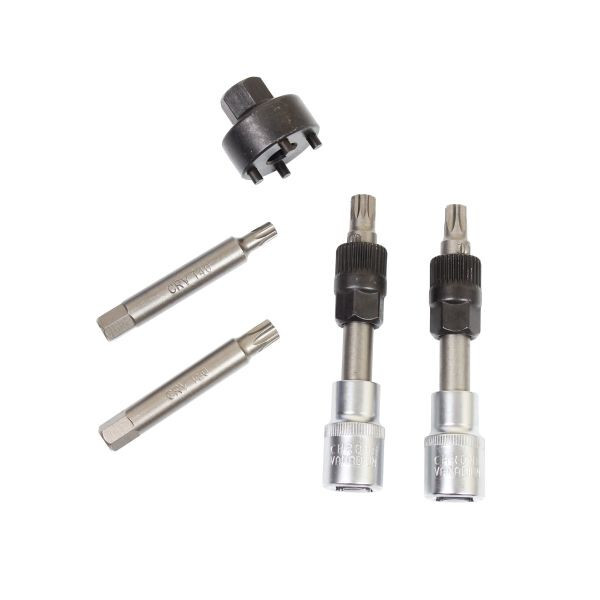 US PRO 13PC Alternator Tool Set 1/2" Drive 33T Spline Adaptors Torx Hex ...