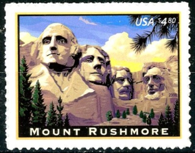 MOUNT RUSHMORE $4.80 MNH Priority Mail Stamp Dated 2008 Scott's 4268 | eBay