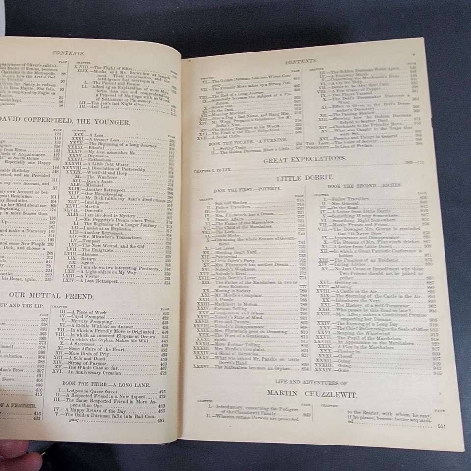 Antique Book 1880 Works of Charles Dickens Classics Volume I Stories ...