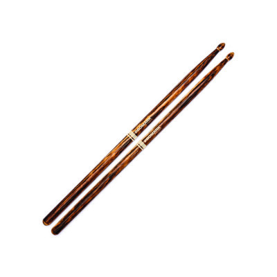 Promark TX5AW-FG FireGrain Classic 5A Drumsticks, Oval Tip, Single Pair ...