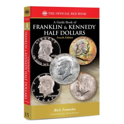 New Official Red Guide Book US Franklin & Kennedy Half Dollars ...