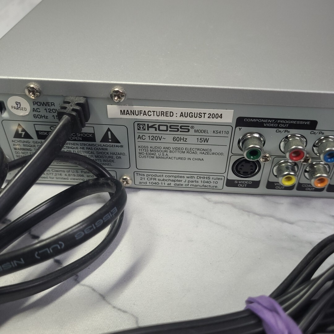 KOSS KS4110 Home Theater Digital DVD/MP3/CD/VCD Player No Remote | eBay