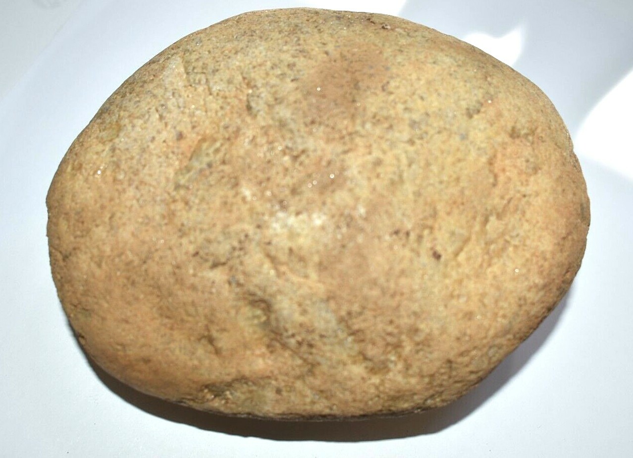 Antiquity N.C. NATIVE AMERICAN SMOOTH ROUND Stone Tool or Game Rock | eBay