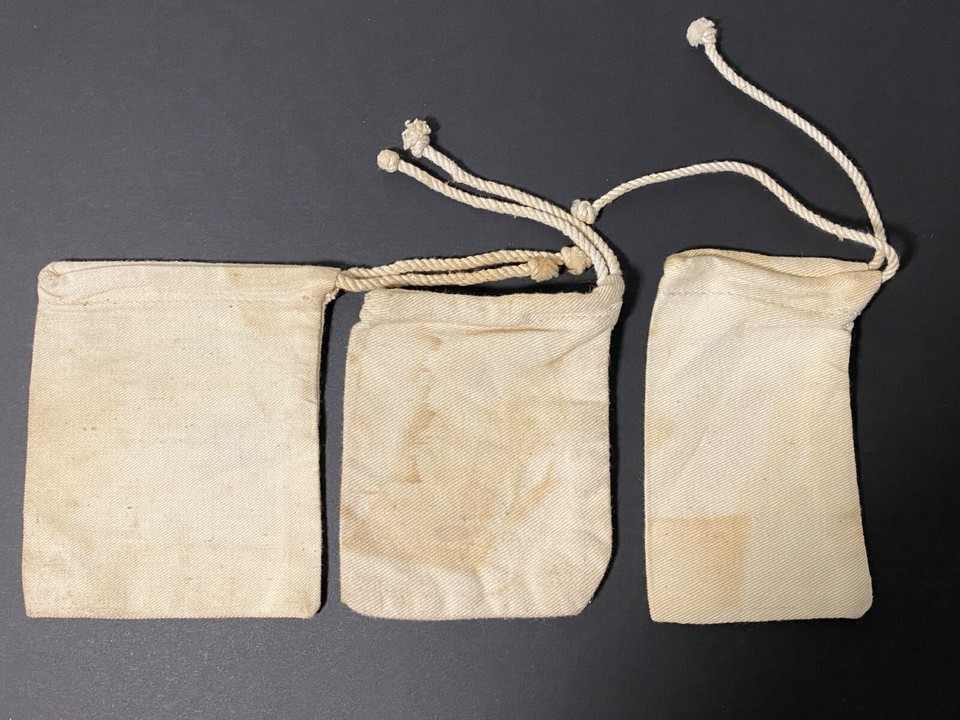 INDIAN WARS, U.S. ARMY, M1874 CONDIMENT RATION BAGS, SET OF 3 ...
