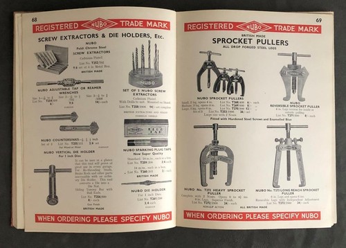 Nubo Gerald Stains Ltd 1938 Tools Garage Accessories & Equipment ...