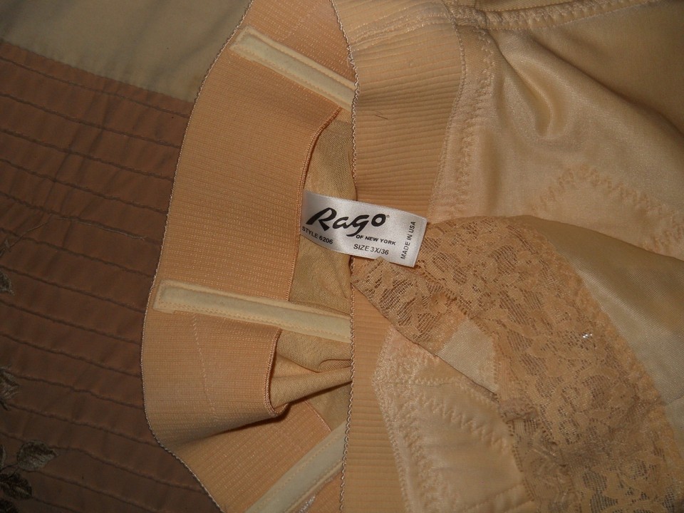 Vintage RAGO made in USA Satin Feel Girdle/Shaping Panties 3X/36 | eBay UK