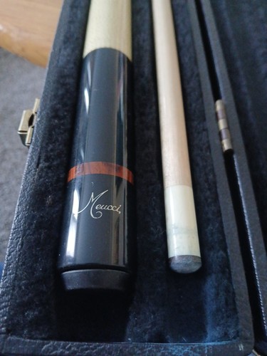 Very Nice Wood Meucci Pool Cue Stick With Case | eBay