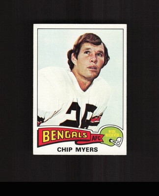 1975 Topps #141 Chip Myers Football Card Cincinnati Bengals | eBay