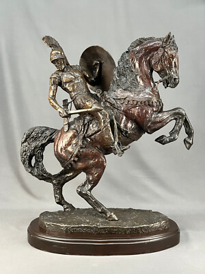 Lorenzo Ghiglieri ALEXANDER THE GREAT 25” Bronze Sculpture c. 2003 ...