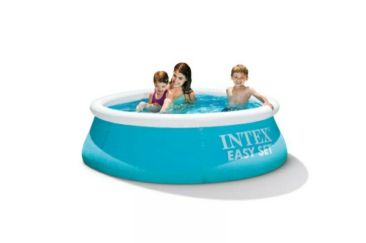 Intex - Brand New 6ft x 20in Inflatable Blue Swimming Pool | eBay
