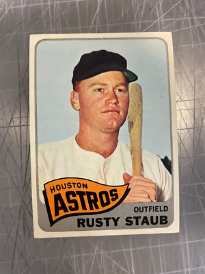 1965 TOPPS #321 RUSTY STAUB HOUSTON ASTROS BASEBALL CARD NM/MT | eBay