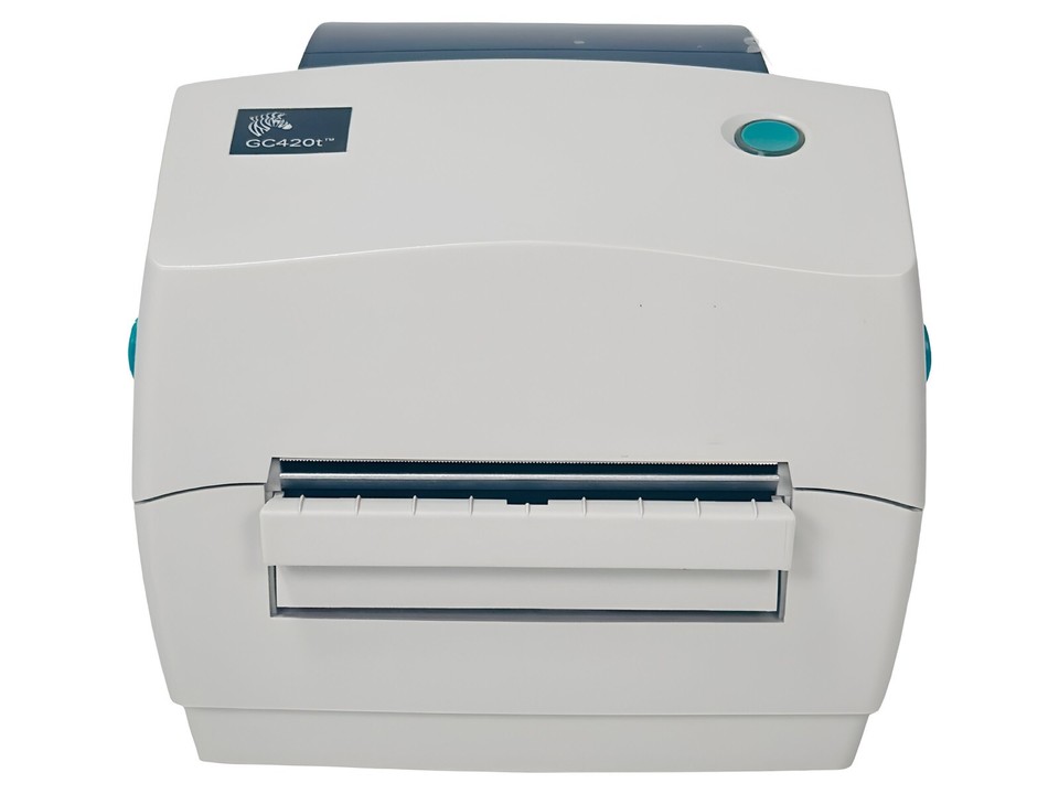 NEW Zebra GC420T Thermal Transfer Barcode Label Printer Dispenser USB ...
