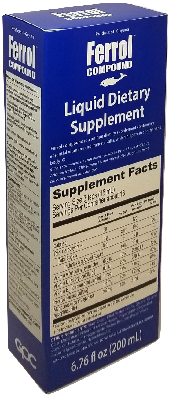 Ferrol Compound, Liquid Dietary Supplement - 200 ml | eBay