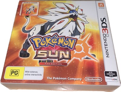 Pokémon Sun Fan Edition + Badge - Nintendo 3DS/2DS [PAL] | eBay Australia