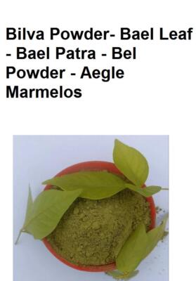 Bilva Powder- Bael Leaf - Bael Patra - Bel Powder - Aegle Marmelos ...