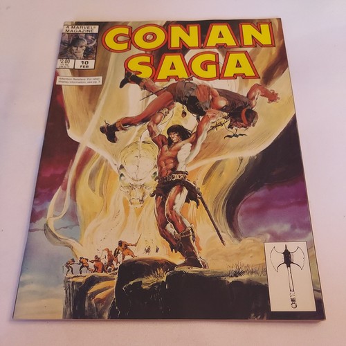 1988 February, CONAN SAGA, Presented By Stan Lee, Marvel Comic Book ...