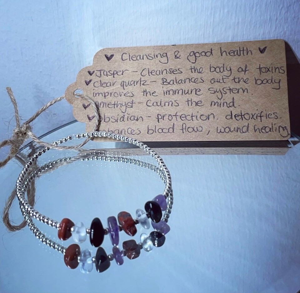 Cleansing | good health crystal healing bracelet | crystals for health ...