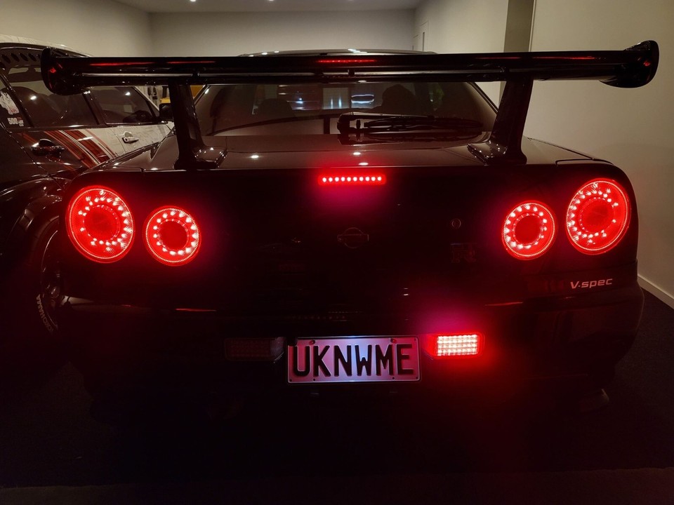 Nissan Skyline R34 GTR / GTT Coupe Halo Nismo LED Tail Lights + High ...