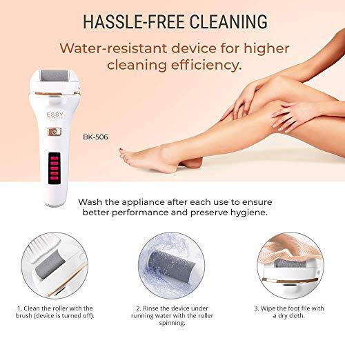 Essy Electric Foot File Pedicure Feet Hard Skin Remover Foot Scraper ...